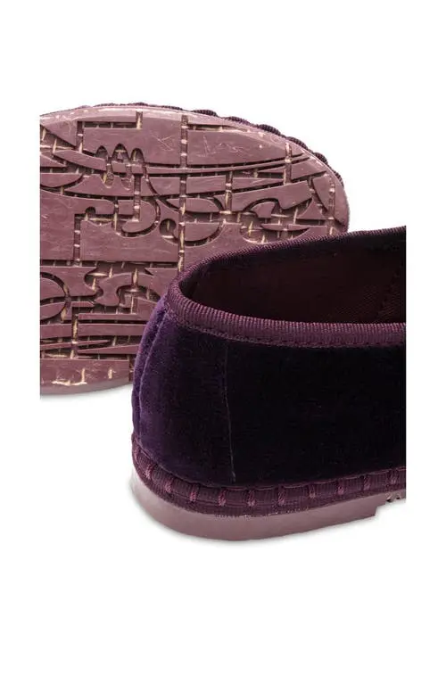 FLABELUS Claire Mary Jane Flat - Aubergine