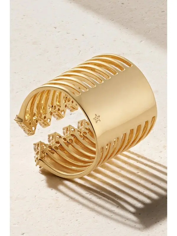 OFIRA Stripe Zz 18-karat Diamond Ring