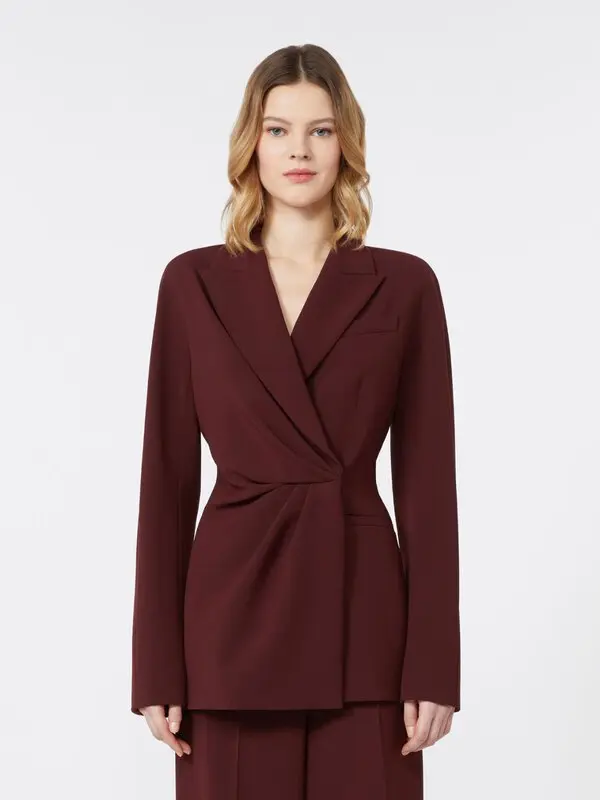 Max Mara Wrap Jacket In Cady