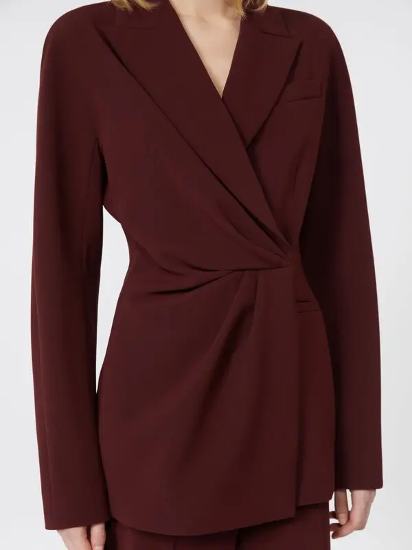 Max Mara Wrap Jacket In Cady