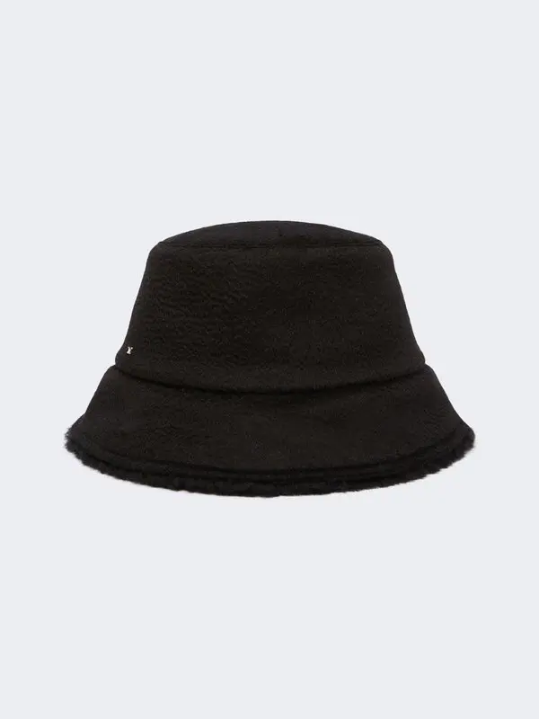 Max Mara Reversible Cloche Hat - Black
