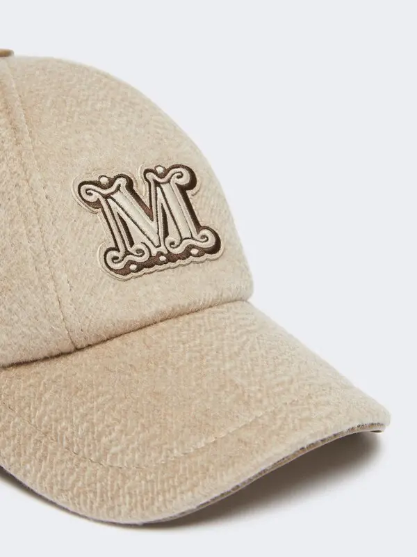 Max Mara Cashmere Baseball Cap - Beige