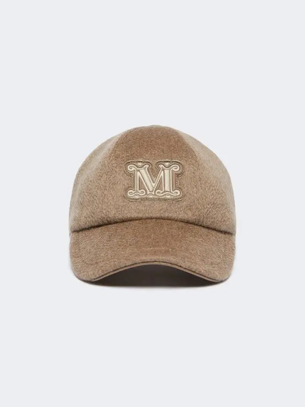 Max Mara Cashmere Baseball Cap - Brown