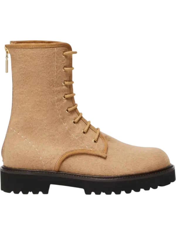 Max Mara Water-repellent Combat Boots