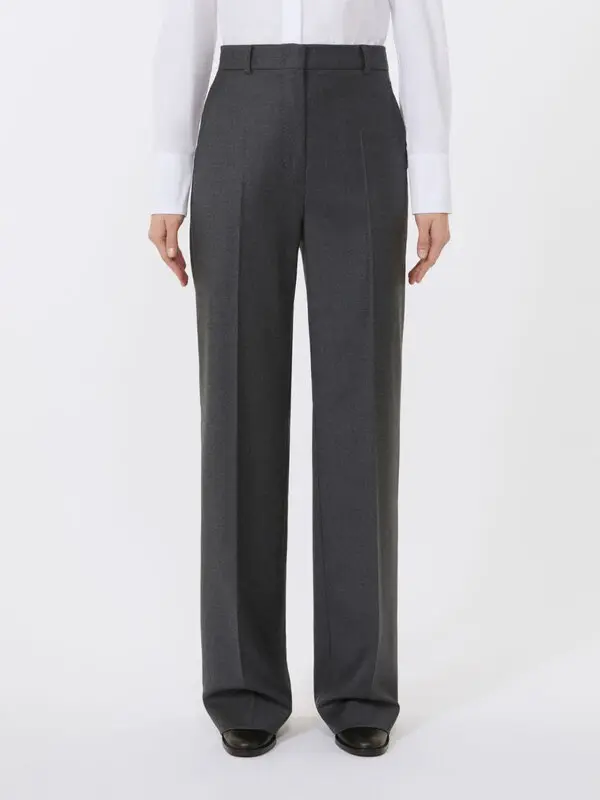 Max Mara Stretch Flannel Trousers