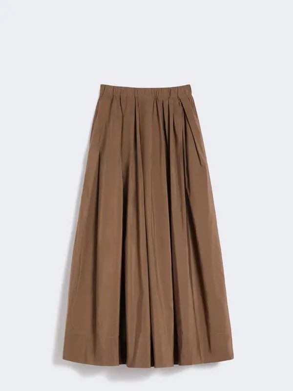 Max Mara Cotton Micro Faille Skirt