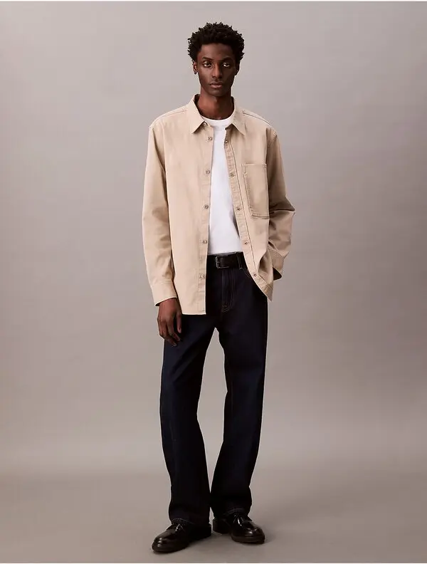Calvin Klein Canvas Relaxed Shirt Jacket