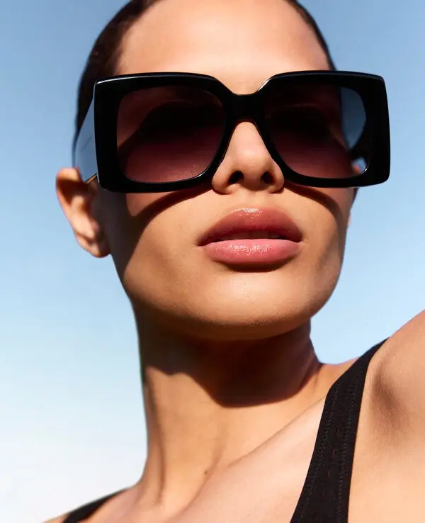 Stella McCartney Oversized Square Sunglasses - Black