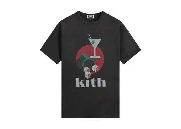Kith High Roller Vintage Tee Shirt - Black