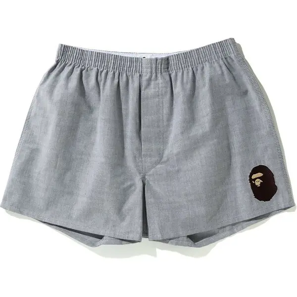 A BATHING APE Oxford Boxers - Black