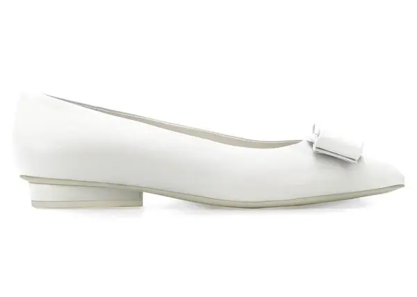 FERRAGAMO Viva Ballerina Sneakers - White