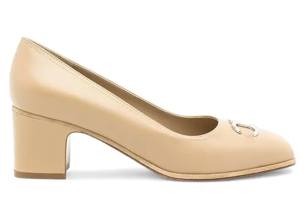 FERRAGAMO Gancini 55mm Square-toe Pumps
