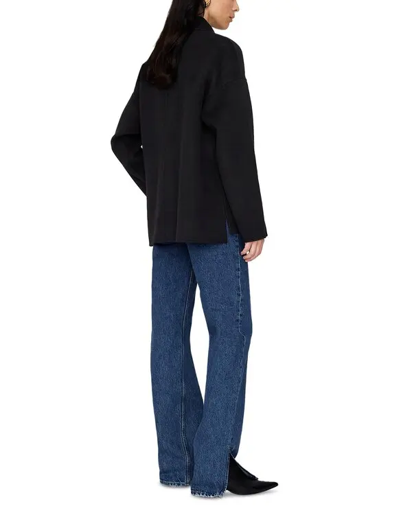 ANINE BING Luca Wool Cashmere Jacket - Black