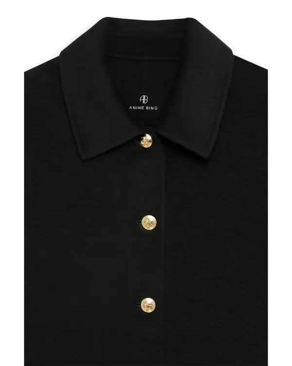 ANINE BING Luca Wool Cashmere Jacket - Black