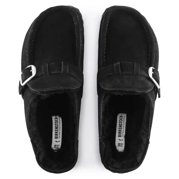 BIRKENSTOCK Buckley Shearling Clogs - Black