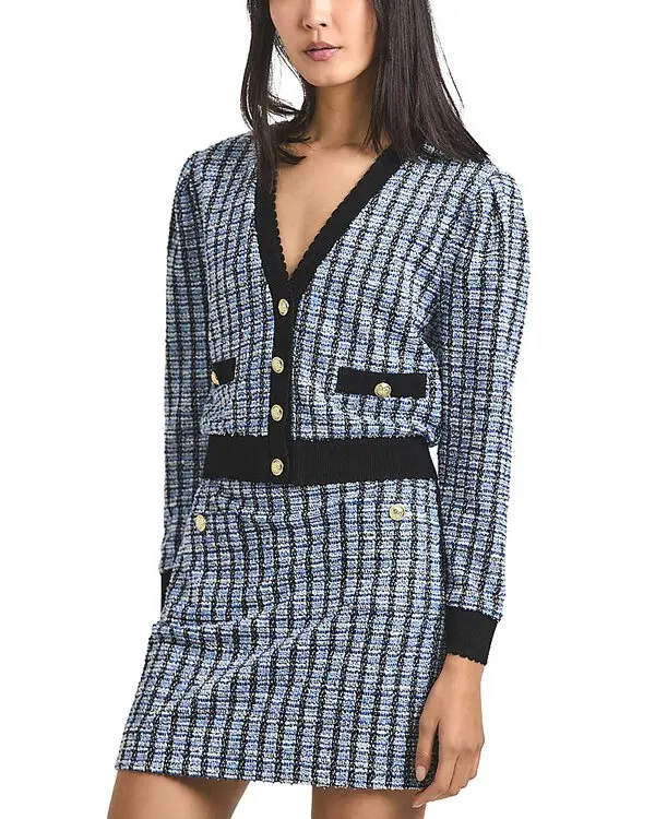 Derek Lam 10 Crosby Tweed Cardigan Jacket