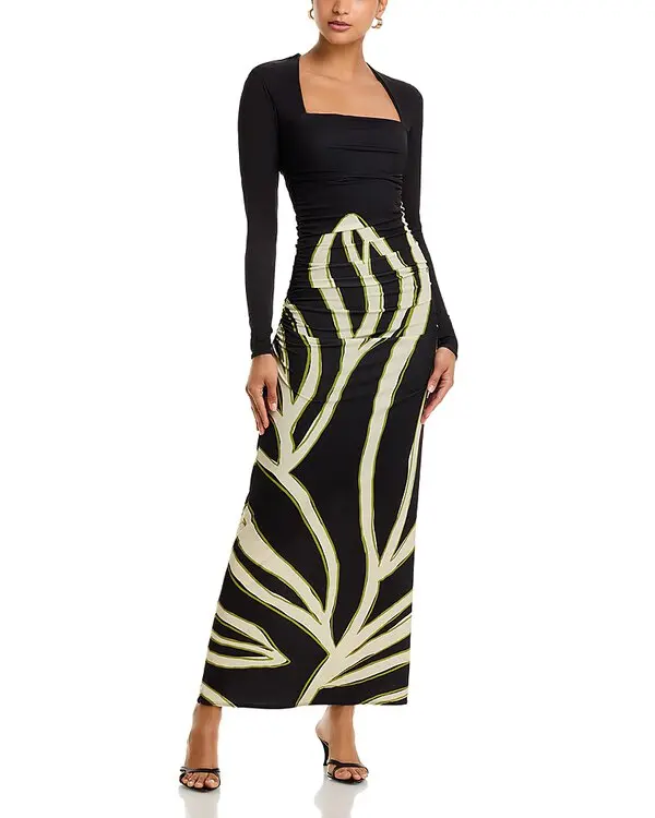 CALA DE LA CRUZ Megara Printed Dress