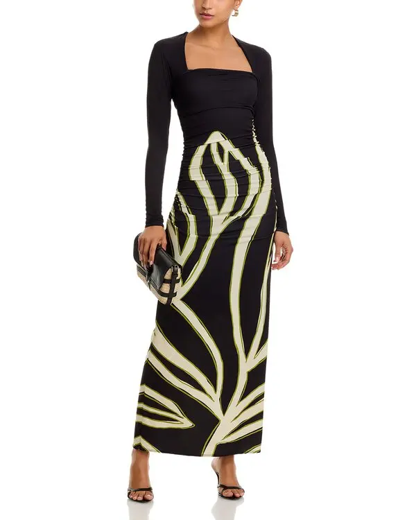 CALA DE LA CRUZ Megara Printed Dress