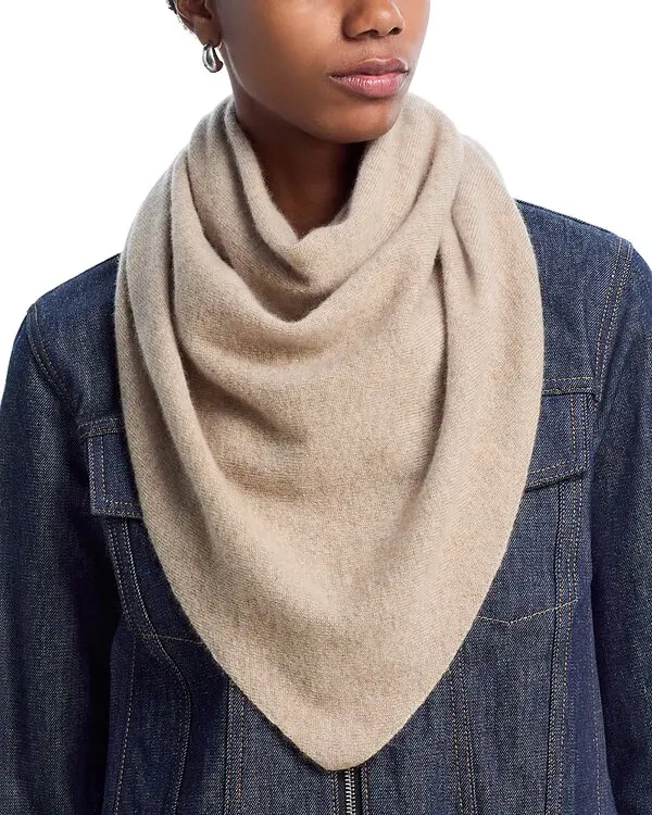 Guest In Residence The Bandana Cashmere Wrap - Taupe