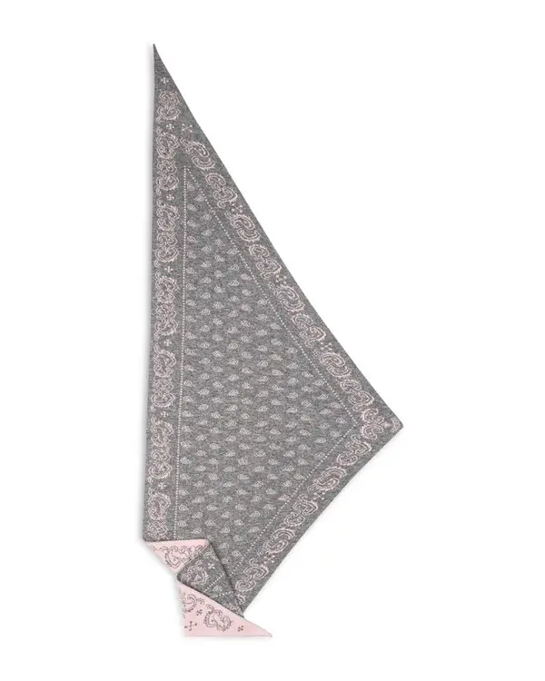 Guest In Residence The Wild Rag Cashmere Scarf - Pink/grey