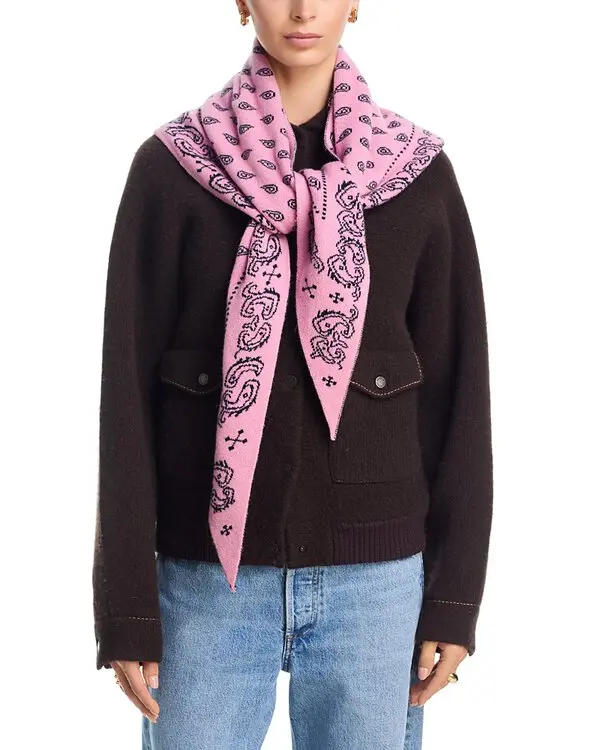 Guest In Residence The Wild Rag Cashmere Scarf - Sprinkle/midnight