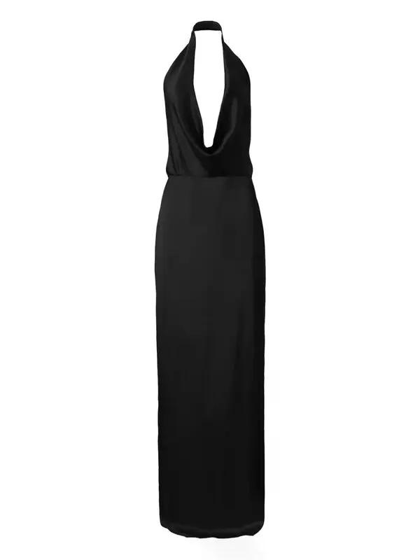 MOOS STUDIO Halter Maxi Dress