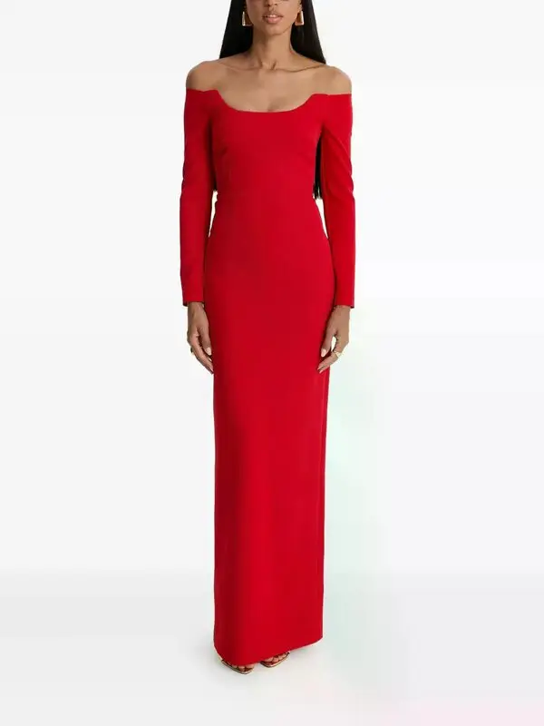 MOOS STUDIO Salvage Off-shoulder Maxi Dress