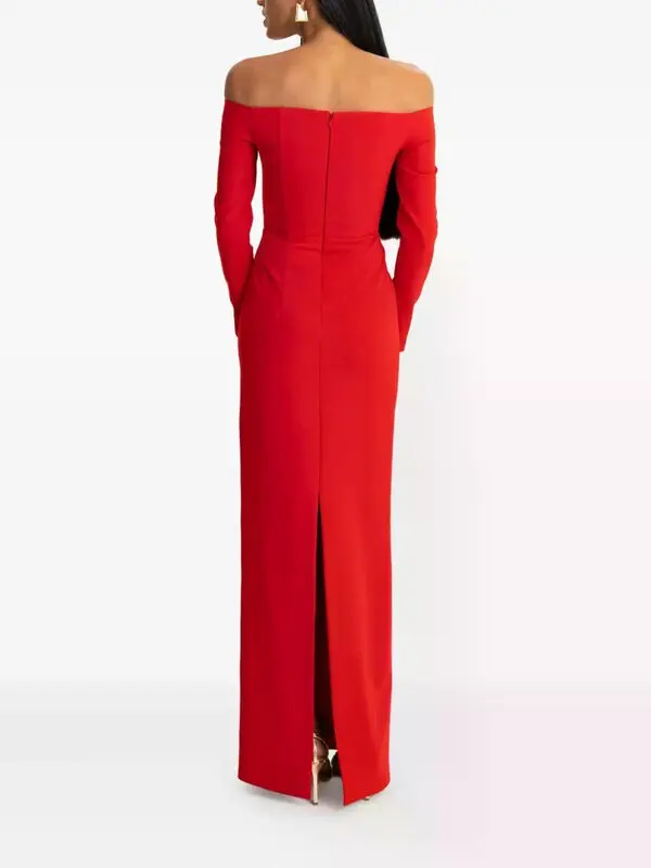 MOOS STUDIO Salvage Off-shoulder Maxi Dress