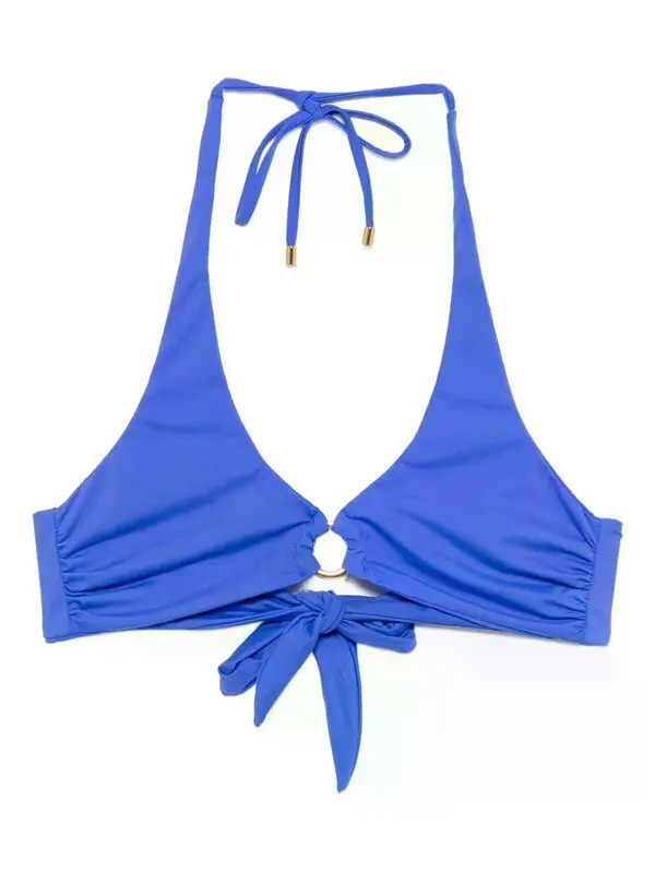 AWAY THAT DAY Sorrento Halterneck Bikini Top - Blue