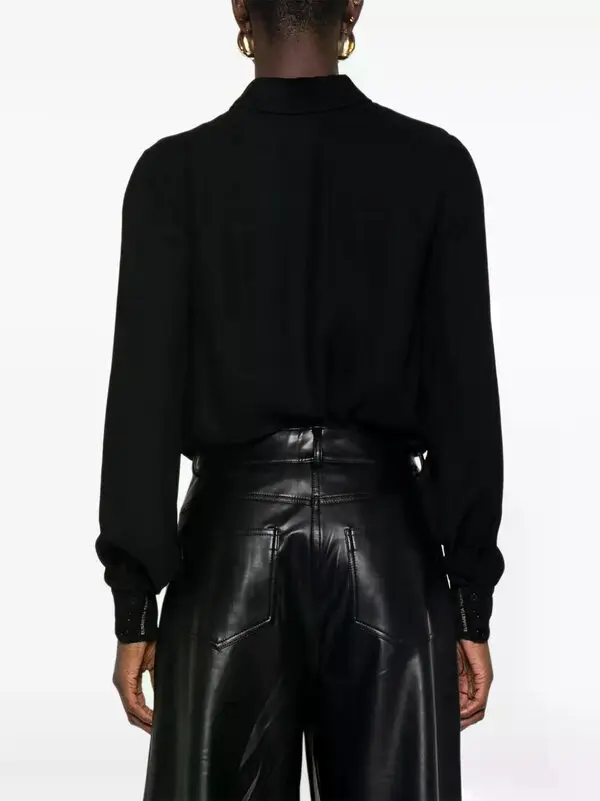 Elisabetta Franchi Twist-front Button Bodysuit