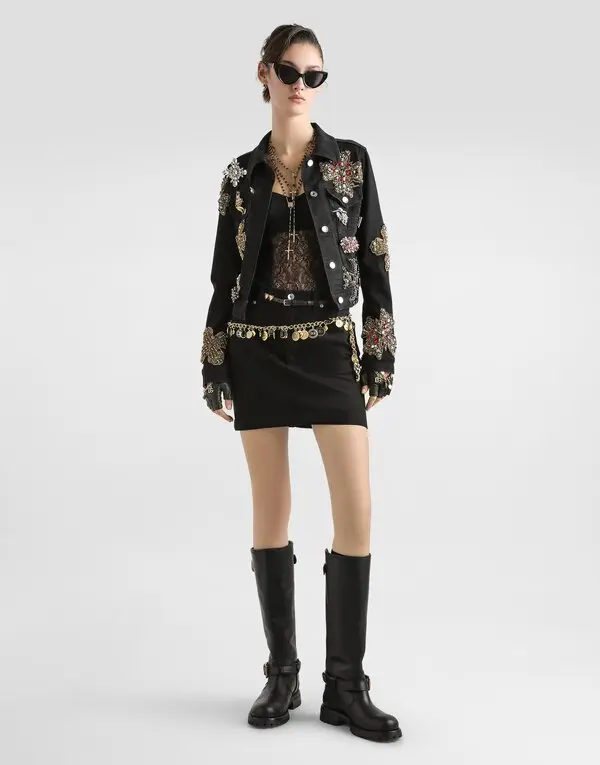 Dolce & Gabbana Denim Miniskirt - Multicolor