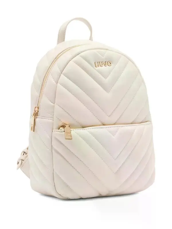 Liu Jo Quilted Chevron Backpack - White