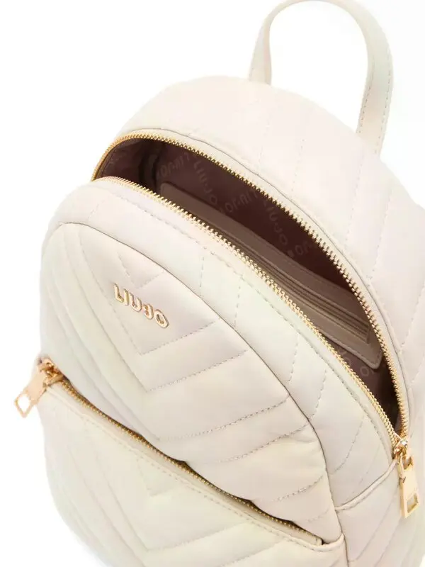 Liu Jo Quilted Chevron Backpack - White