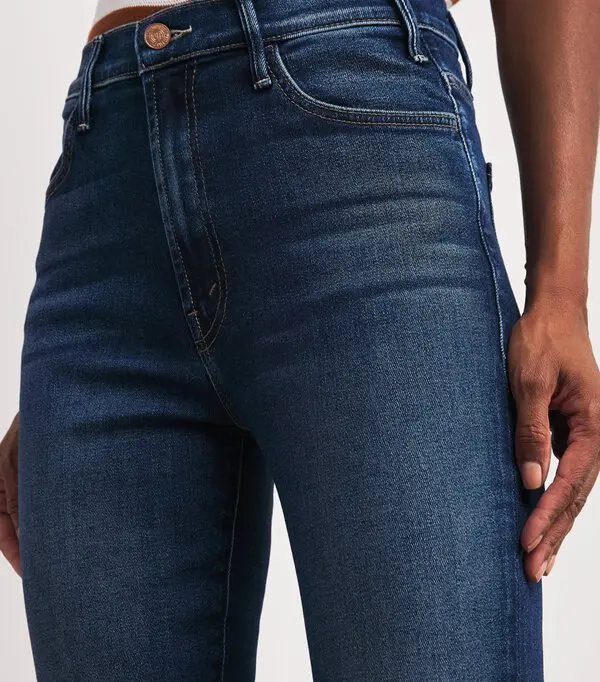 MOTHER The Hustler Ankle Jeans - Blue