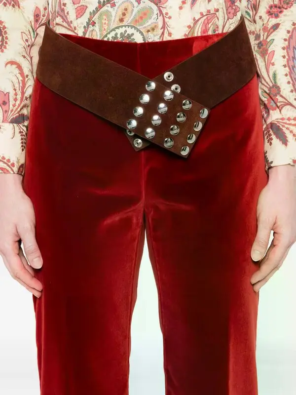 Etro Velvet Texture Trousers