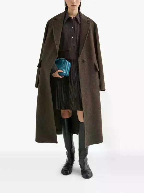 JIL SANDER Mélange-effect Coat