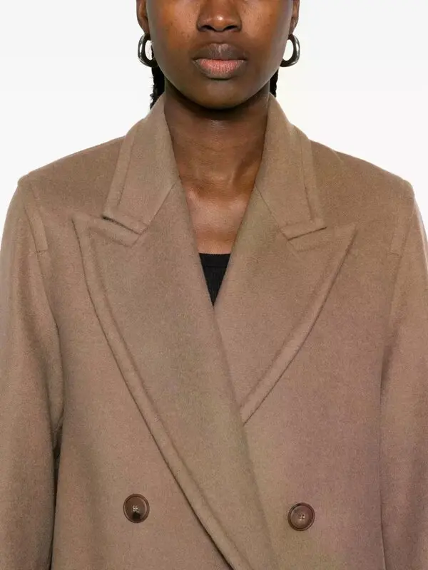 Max Mara Double-breasted Patch-pocket Coat