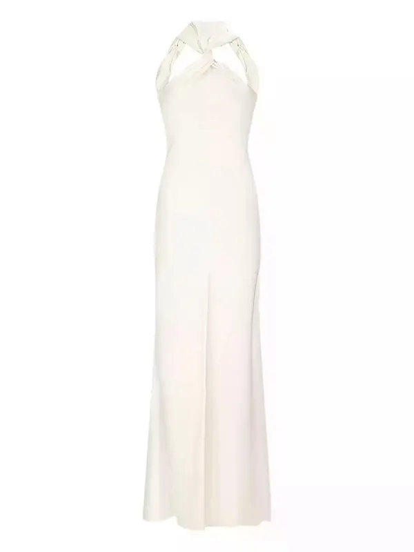 Attico Knot-detail Maxi Dress