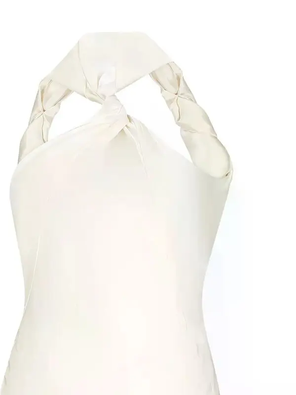 Attico Knot-detail Maxi Dress