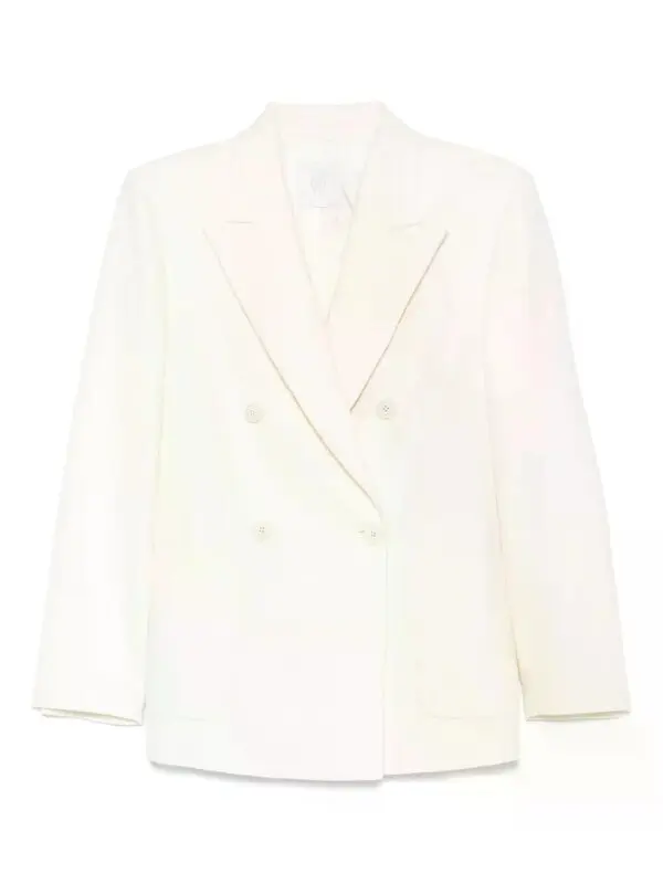 Eleventy Double-breasted Wool Jacket - Neutrals