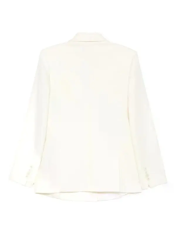 Eleventy Double-breasted Wool Jacket - Neutrals