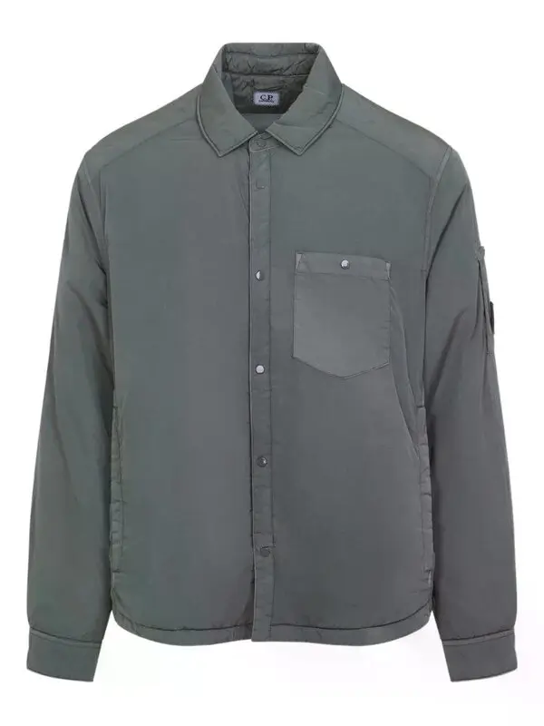 C.P. COMPANY Buttoned Shirt Jacket - Grey