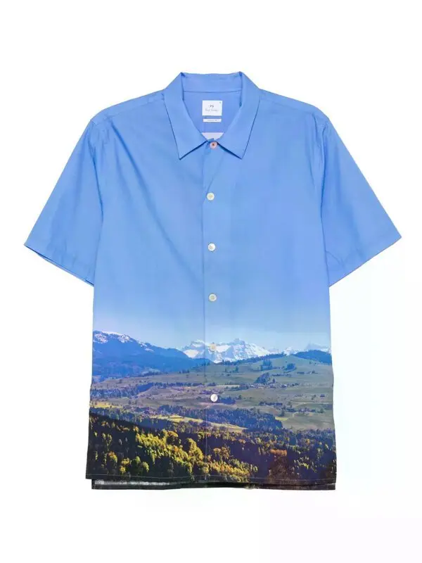 Paul Smith Landscape Print Shirt