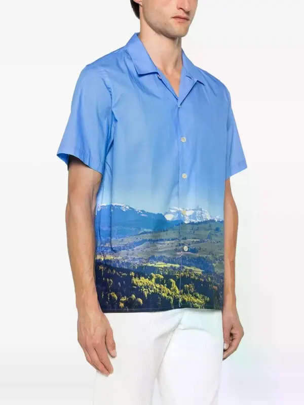 Paul Smith Landscape Print Shirt