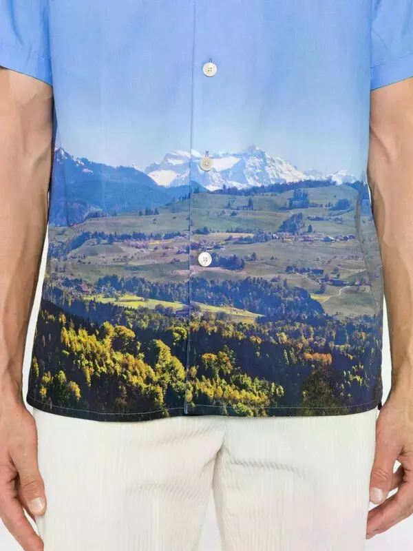 Paul Smith Landscape Print Shirt