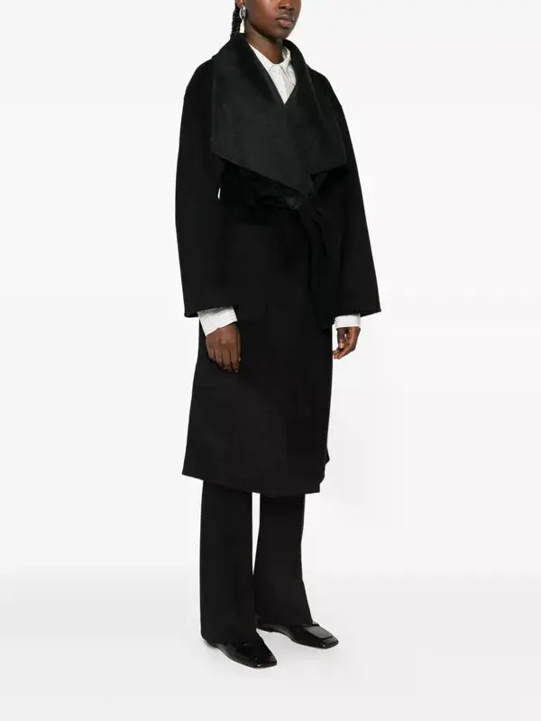 THE DYNAMIS STUDIO Belted Wrap Single-breasted Coat