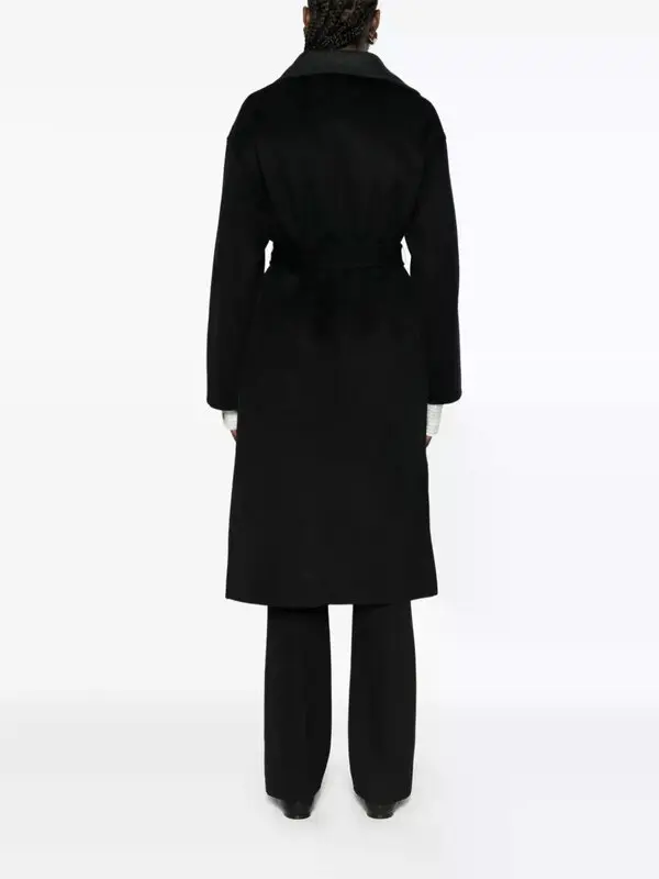 THE DYNAMIS STUDIO Belted Wrap Single-breasted Coat