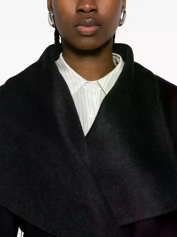 THE DYNAMIS STUDIO Belted Wrap Single-breasted Coat