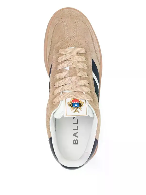 Bally Retro Crest Suede Low-top Sneakers - Brown