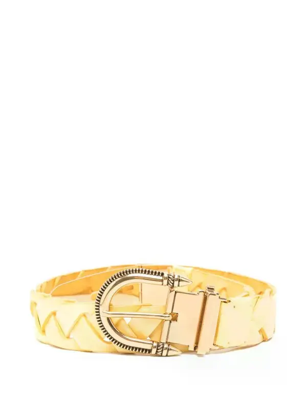 Etro Braided Belt - Yellow